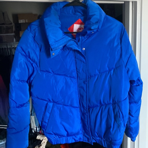 Hot Kiss | Jackets & Coats | Royal Blue Puffer Jacket | Poshmark